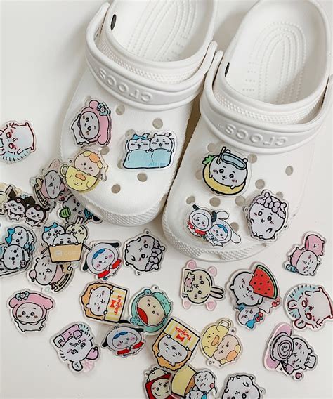 6p 10p 신상업 치이카와 먼작귀 아크릴 Led 불빛파츠 신발장식 에이블리