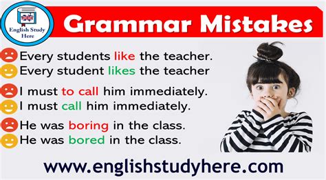 Most Common Grammatical Errors We All Need To Stop Making English Study Here