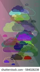 Mist Template Elements Stock Vector Royalty Free 584028238 Shutterstock