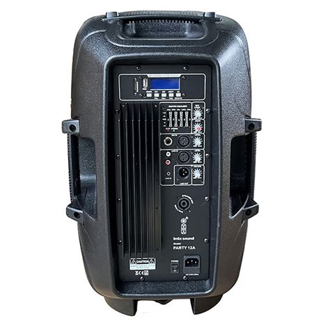 Imix Party 12a 12″ Active Speaker Set W Stands And Mic Aisound