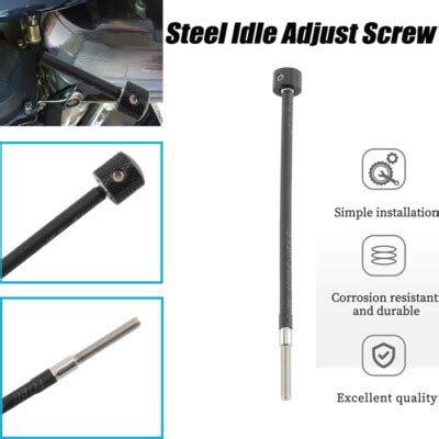 1 Idle Speed Adjustment Screw Extended For Harley Dyna Softail Road