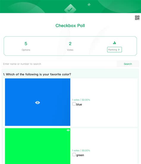 Checkbox Poll Question Surveymars Help