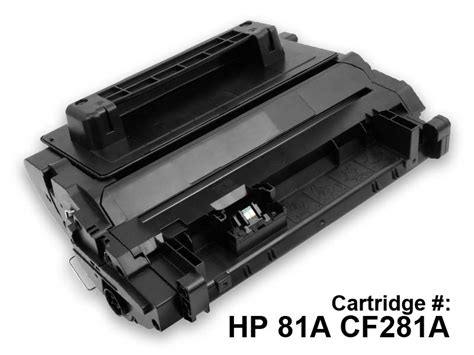 Hp Cf281a 81a Standard Yield Black Toner Cartridge Coast To Coast