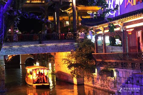 自驾游台儿庄夜景片 中关村在线摄影论坛