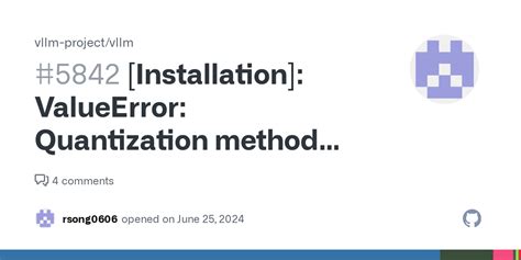 Installation Valueerror Quantization Method Specified In The Model Config Gptq Does Not