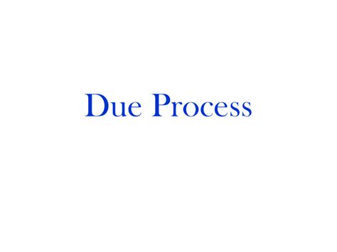 Due Process 5th 14th Amendments Explained