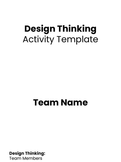 2 1 Design Thinking Activity Template Pdf Design Thinking Prototype