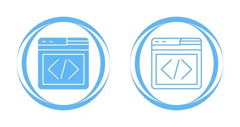 Web Programing Vector Icon 28833868 Vector Art At Vecteezy