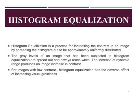 6 Histogram Processing Pptx