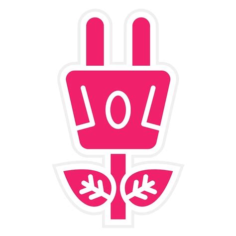 Premium Vector Vector Design Eco Power Socket Icon Style