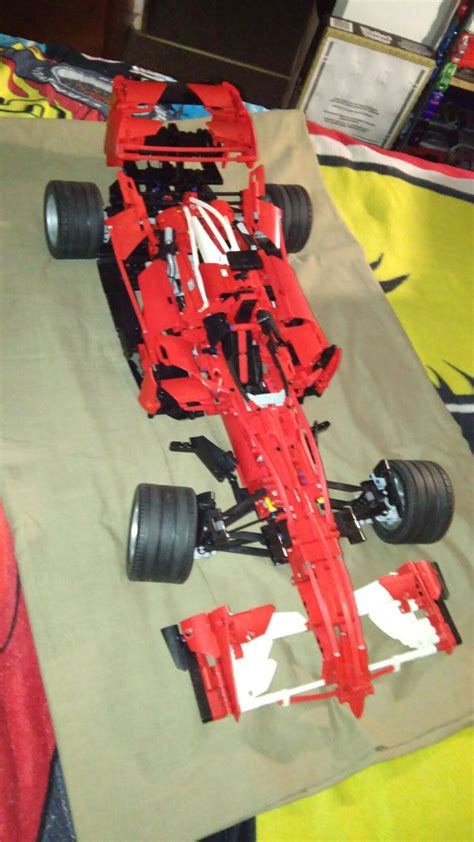 Lego Race Car On Green Mat