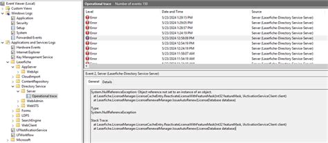 Lfds Auto License Renewal Error Laserfiche Answers