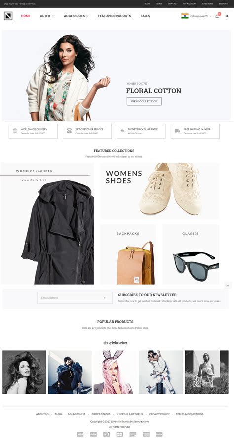 E Commerce Layout Behance