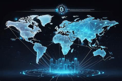 Blockchain World Map Images Free Download On Freepik