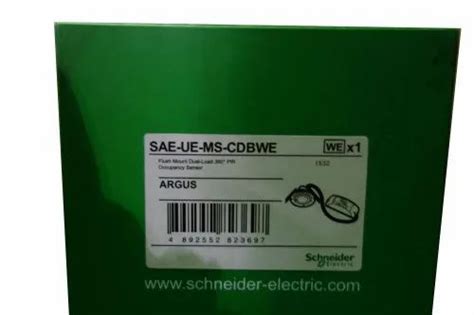 White Plastic Schneider Sae Ue Ms Cdbwe Pir Motion Sensor 360 Degree
