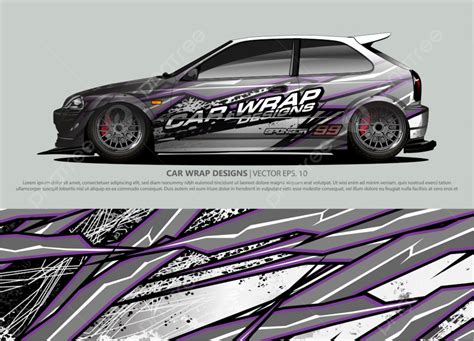 차량 비닐 스티커 및 자동차 일러스트 데칼 상징 모형을 위한 경주용 랩 디자인 벡터 템플릿 Psd 다운로드 디자인 자료 다운로드
