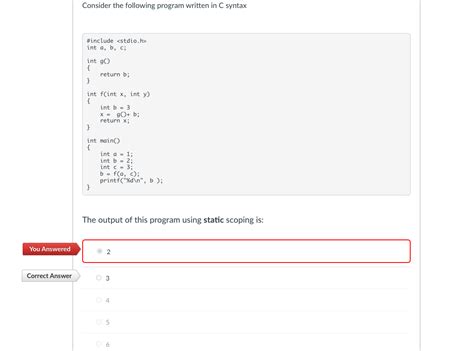 Solved The Correct Answer Is 3 After Passing Function F