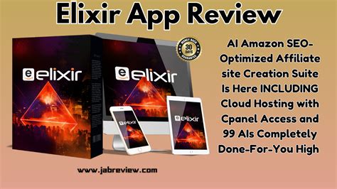 Elixir App Review Create Seo Optimized Affiliate Sites