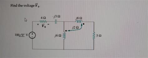 Solved Find the voltage V Ω Ω ΑΛΛΑ Ω Ω V Ω ΣΩ Chegg com