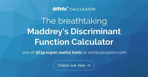 Maddreys Discriminant Function Calculator Maddreys Discriminant Function Calculator