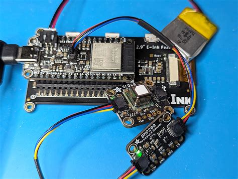Environmental Sensing Using An Eink Display And Circuitpython Somenice