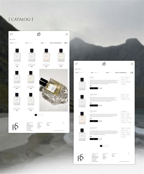 E Commerce Perfume Brand Website Design Behance