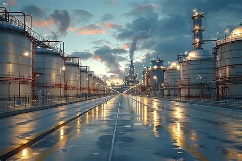 premium photo navigating complexity a deep dive into oil processing terminals