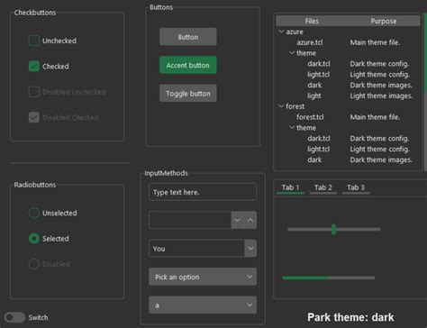 Github Robertjn64tkintermodernthemes A Collection Of Modern Themes