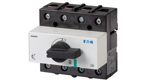 1314211 Dmm 1254 Eaton 4 Pole Surface Mount Isolator Switch 125a