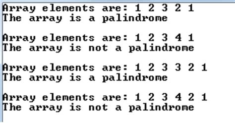 Solved Develop A C Program That Will Detect Palindrome For A