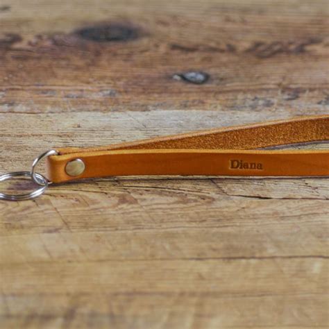 Leather Key Chain Etsy