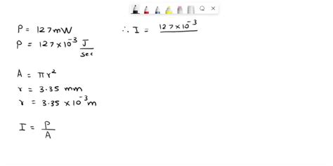 Solved A Green Laser Pointer Has A Power Output Of 101 Mw If The