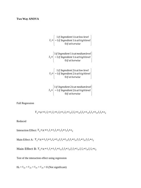 Two Way Anova Pdf Analysis Of Covariance Multivariate Statistics