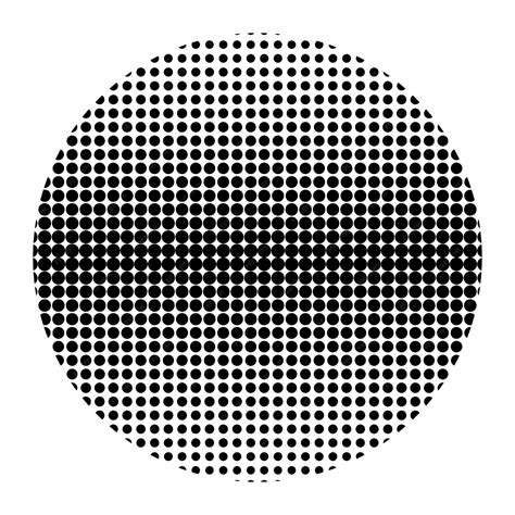 Premium Vector Circle Texture Halftone Vector Pattern