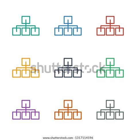 Structure Icon White Background Editable Outline Stock Vector Royalty Free 1317114596