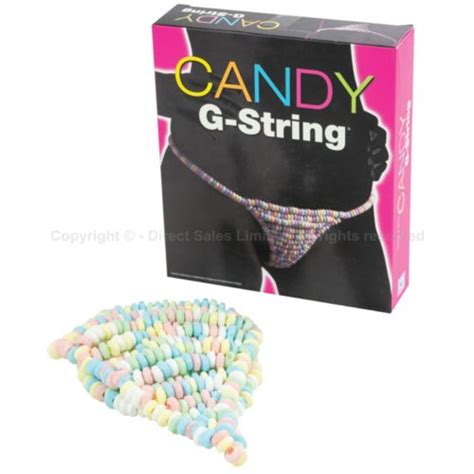 Sexy Candy Tassels G String Set Edible Underwear