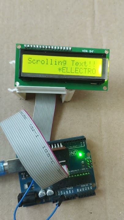 Moving Message Display Using Arduino Uno Short Shortvideo Arduino