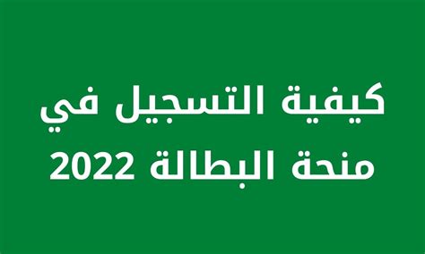 رابط منحة البطالة 2022 تسجيل موقع الوكالة الوطنية للتشغيل Minhaanemdz