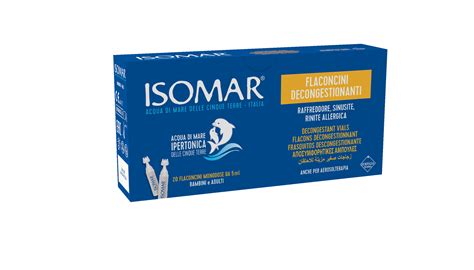 Isomar Vials With Decongestant Effetct Hypertonic Sea Water Cphi Online