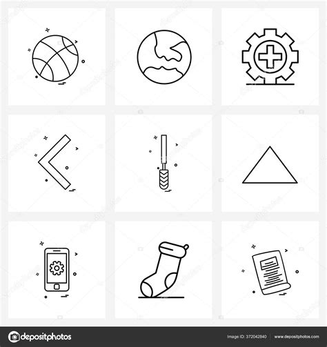 Modern Vector Line Illustration Simple Line Icons Hardware Arrows