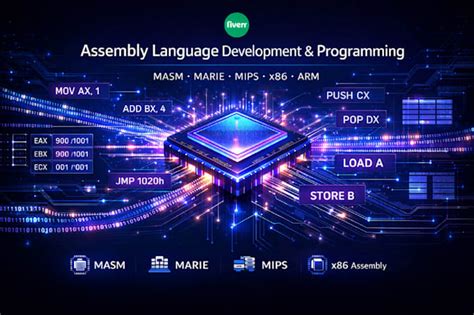 Code Your Assembly Language Projects In Mips Arm Masm Nasm And X86