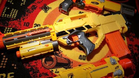 Modified Rare Nerf Rayven Stinger 90 Fps W Aa Alkaline Or Nimh 1 5v Batteries 1911551989