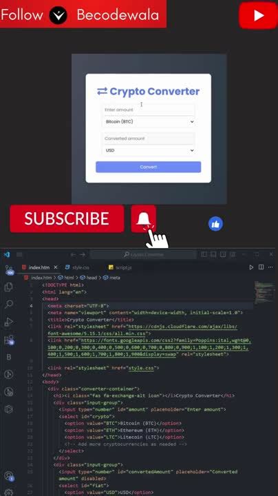 Video Vikash Kumar On Linkedin Crypto Bitcoin Api Javascript Html Css Becodewala