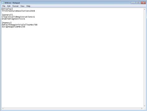 Skse Crash Fix Plugin Warning Skse Ini Skyrim Technical Support Loverslab