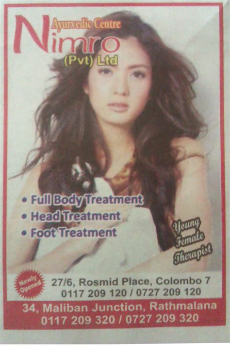 Sri Lanka Spa Spa In Sri Lanka Body Head Foot Massage Srilankan Spa