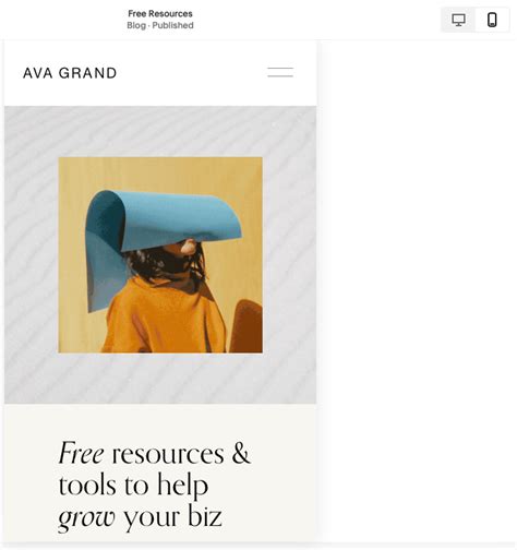 Mobile Optimization Creating Responsive Squarespace Sites Big Cat Creative Squarespace