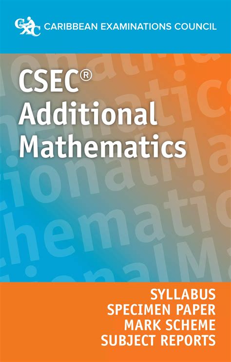Cxc Csec Syllabus For Additional Mathematics Pdf Cxc Csec Syllabus For Additional Mathematics Pdf