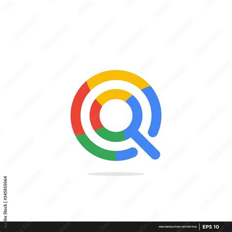 Logo With A Modern And Clean Search Form Stock Vector Adobe Stock