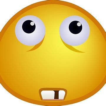 Shocked Emoji Meme Poster For Sale By Shlaboza Redbubble