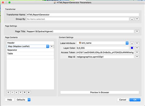 Htmlreportgenerator And Mapbox Community